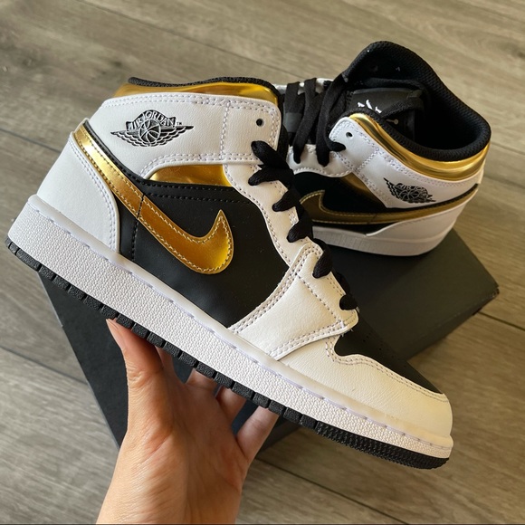 Jordan | Shoes | Air Jordan Mid Gs Golden Panda | Poshmark